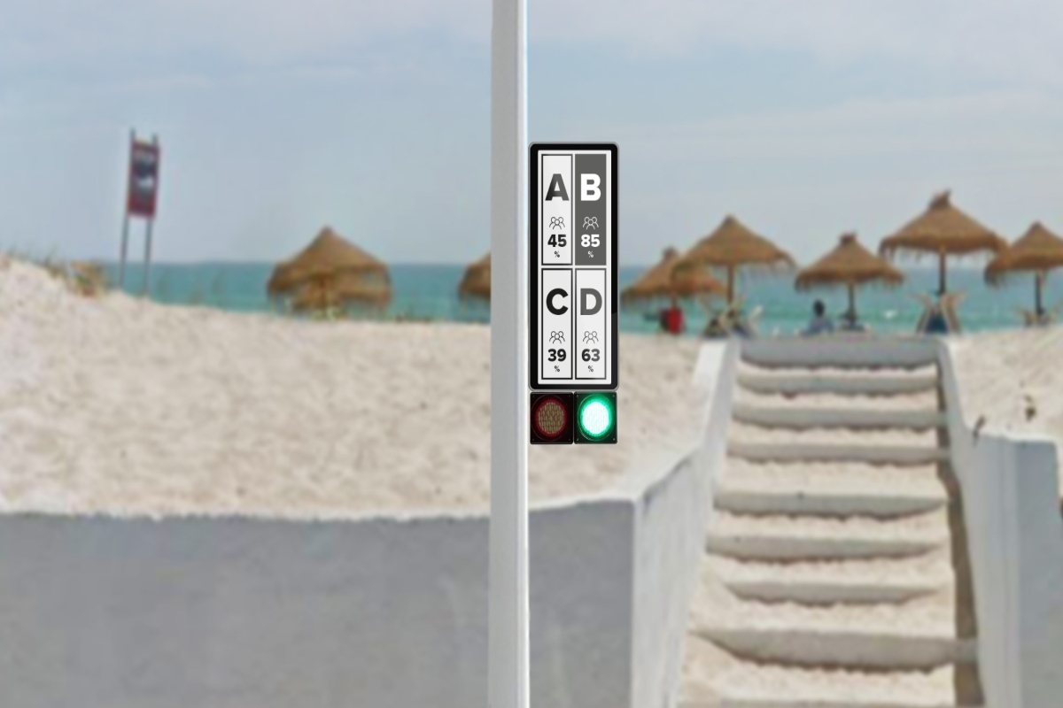 Crowd prevention system uses smart pole to create safer beaches - Smart ...
