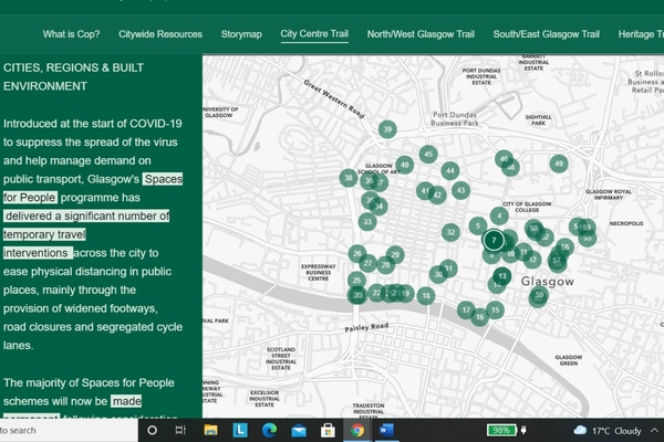 Glasgow launches interactive sustainability map ahead of Cop26 - Smart ...