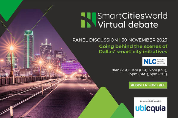 Smart Cities World - Webinars 2022 - Panel Debate (30 Nov): Going ...