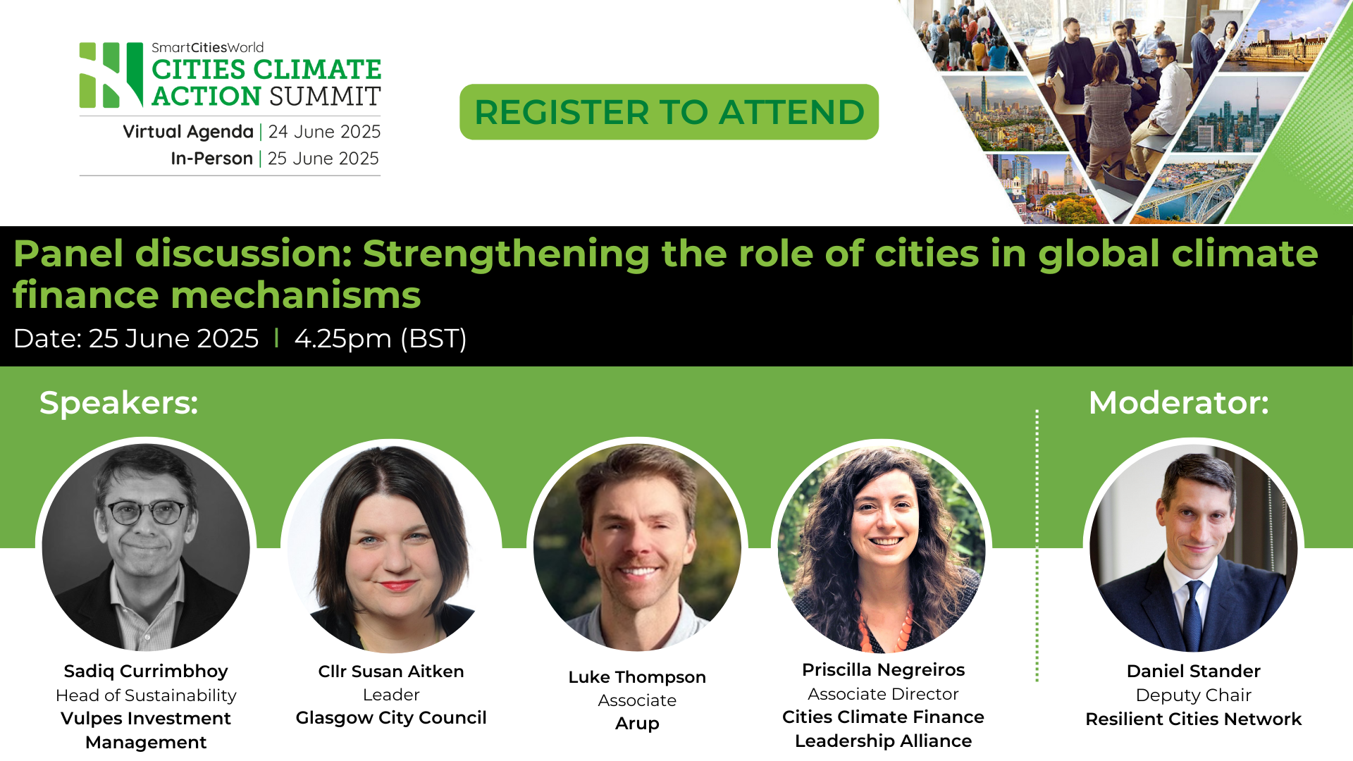 Smart Cities World - CCAS2025-Agenda - Panel discussion: Strengthening ...