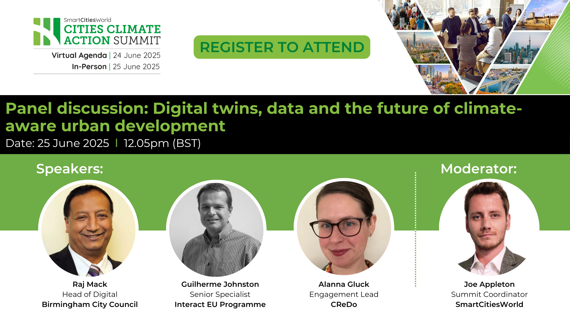 Smart Cities World - CCAS2025-Agenda - Panel discussion: Digital twins ...