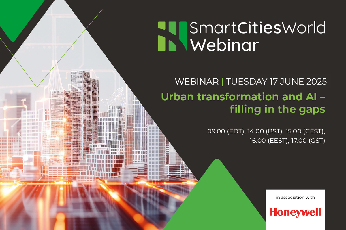 Smart Cities World - Webinars - Webinar: Urban transformation and AI – filling in the gaps