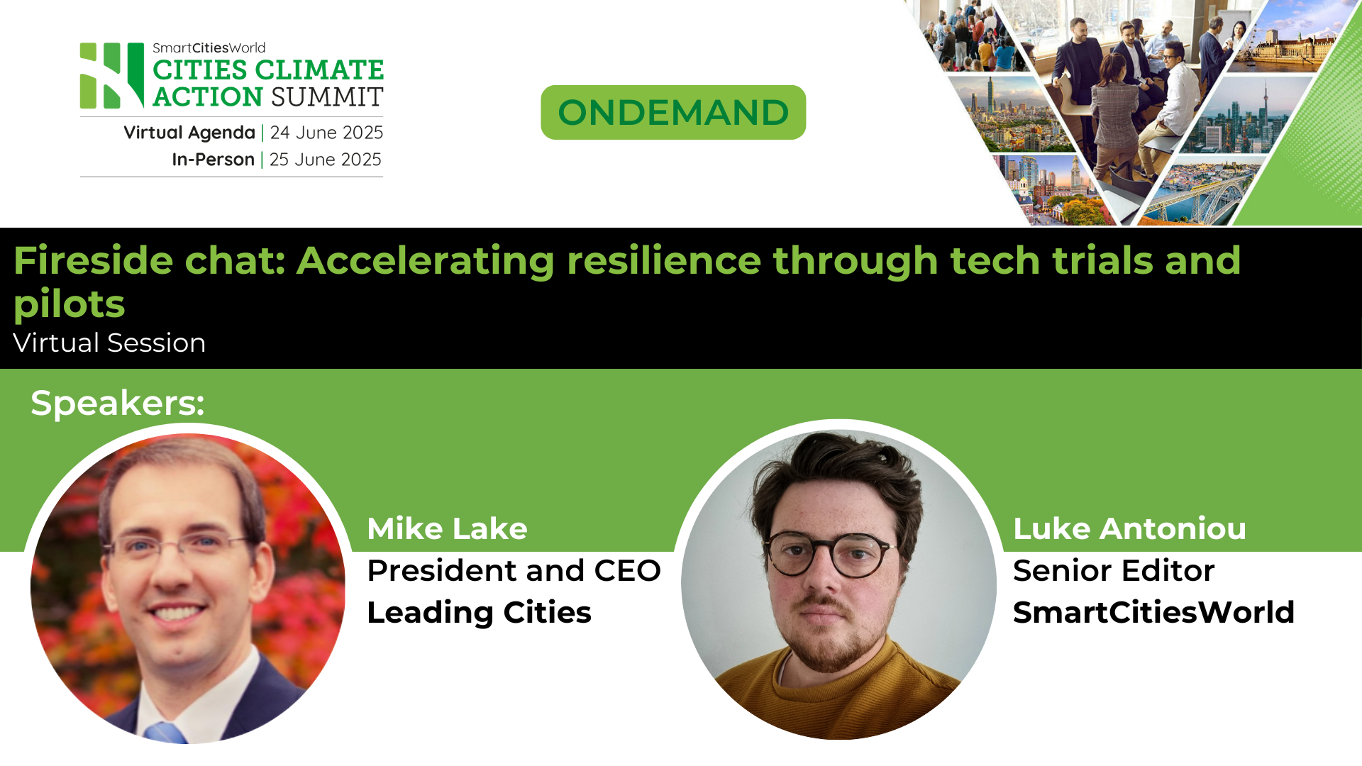 Smart Cities World - Cities Climate Action Summit On-Demand 2025 ...