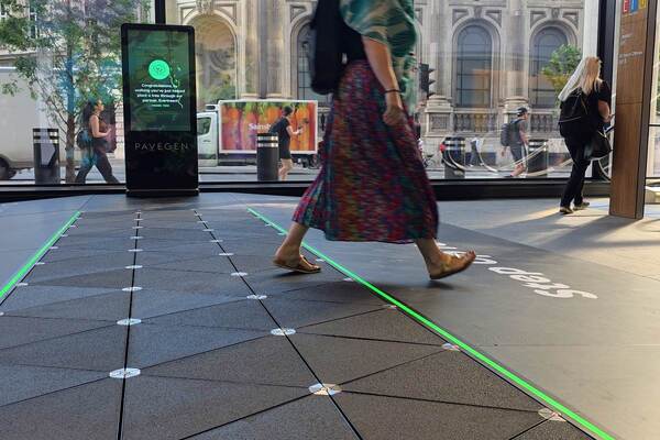 Pavegen showcases future of clean energy across London sites - Smart ...